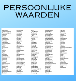 Persoonlijke waarden - workshop